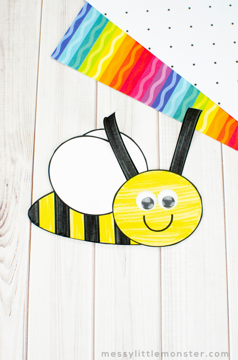 The Cutest Mix & Match Paper Bug Crafts (template included!) - Messy ...