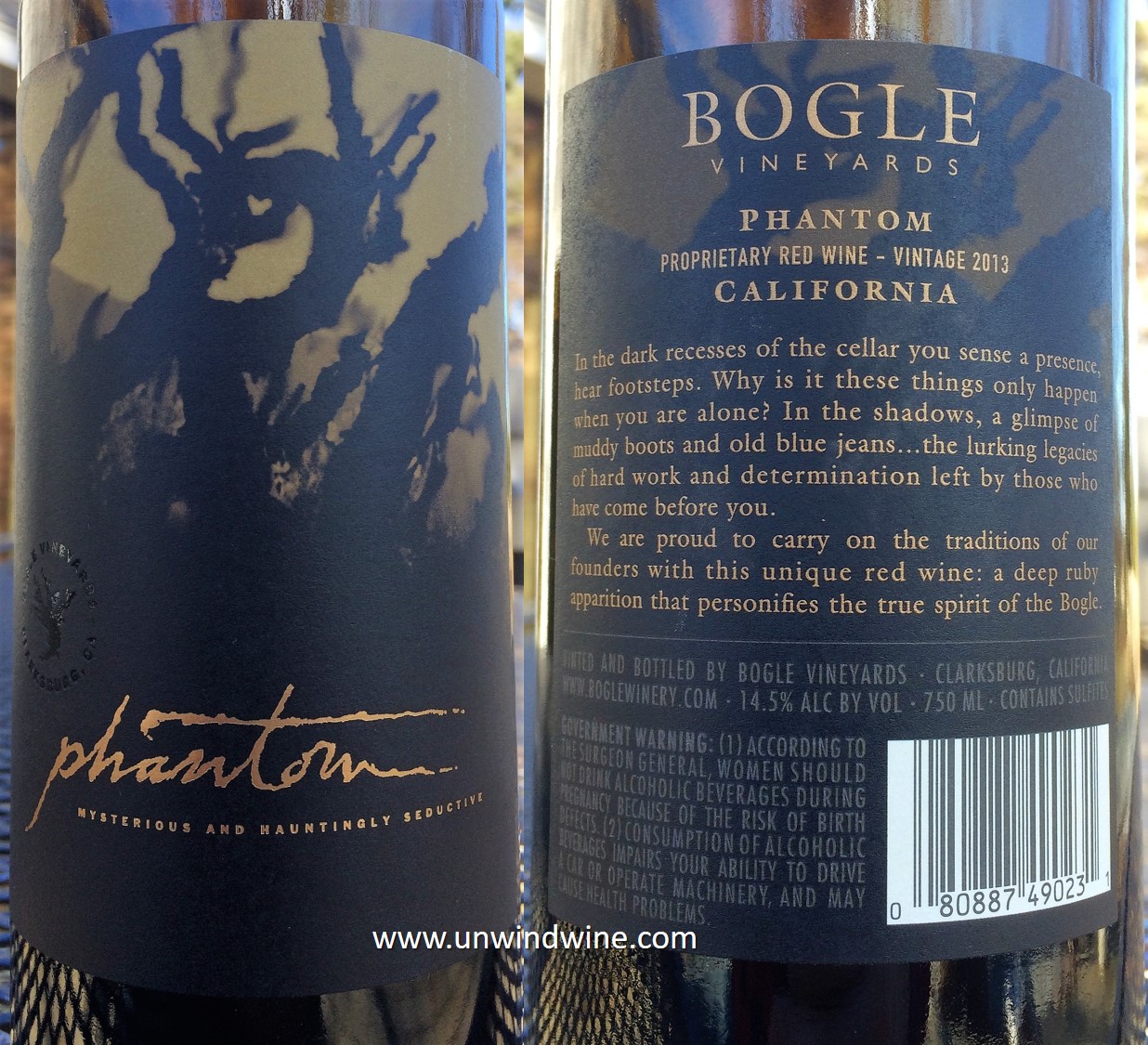 UnwindWine: Bogle Phantom Red Blend