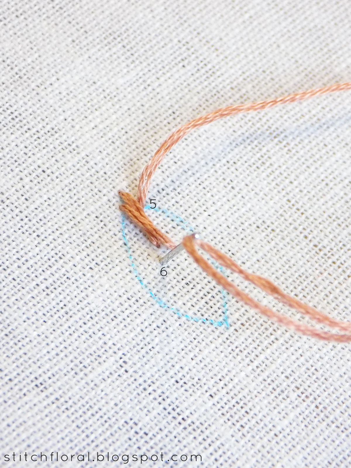 Fishbone stitch how to and tips - Stitch Floral