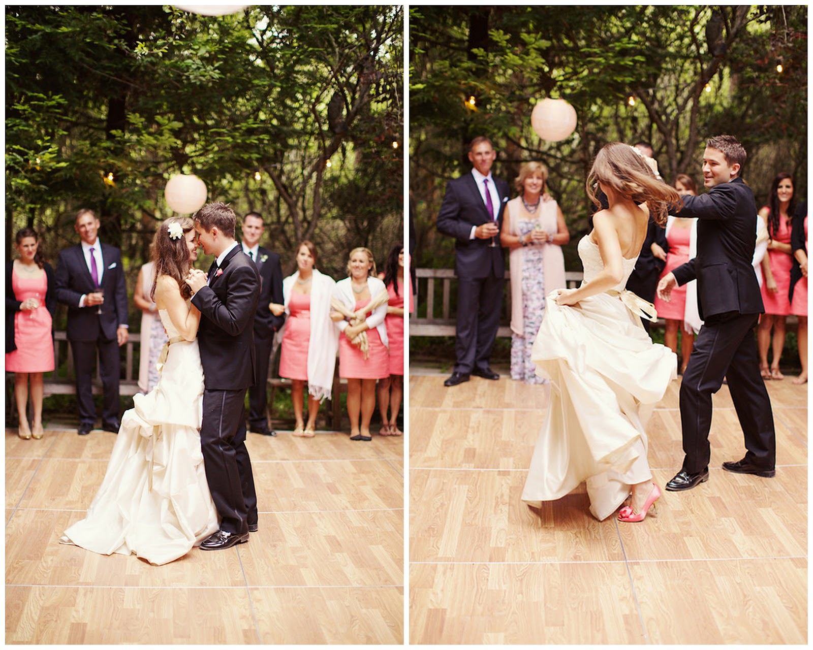 deliciously organized: our wedding: reception details + dancing!