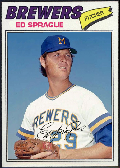 WHEN TOPPS HAD (BASE)BALLS!: NOT REALLY MISSING IN ACTION- 1977 ED SPRAGUE