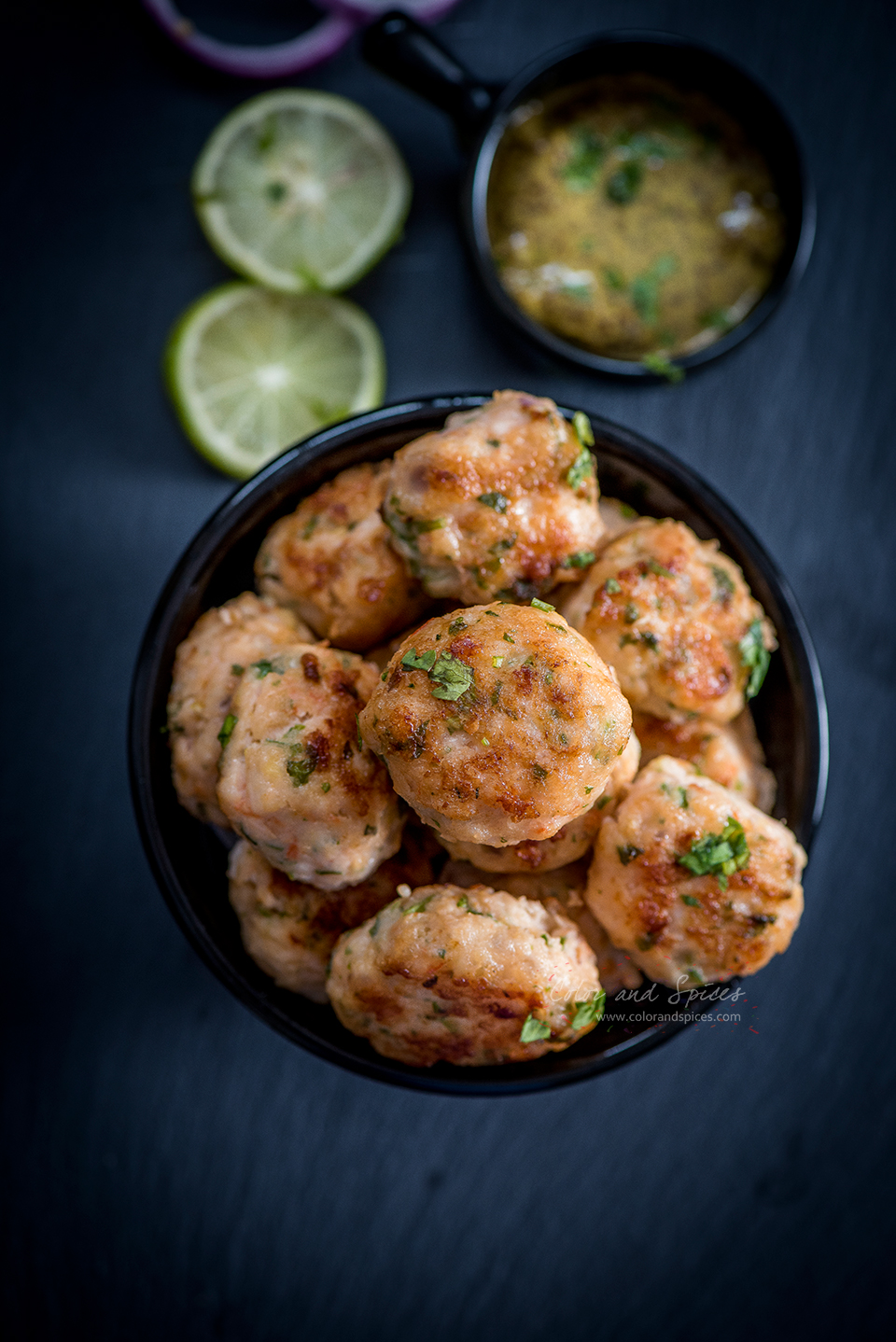 Color and Spices: Chingri macher bora...