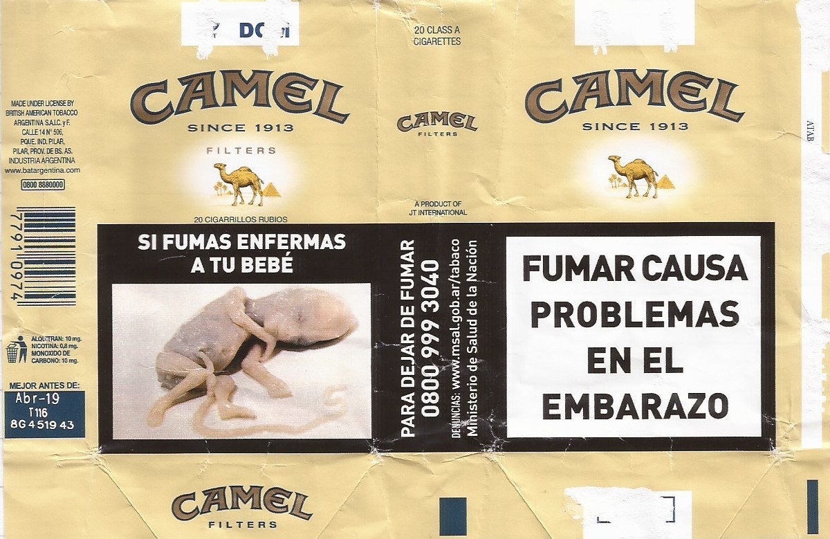 Colección de Marquillas : Camel - 20 - Argentina