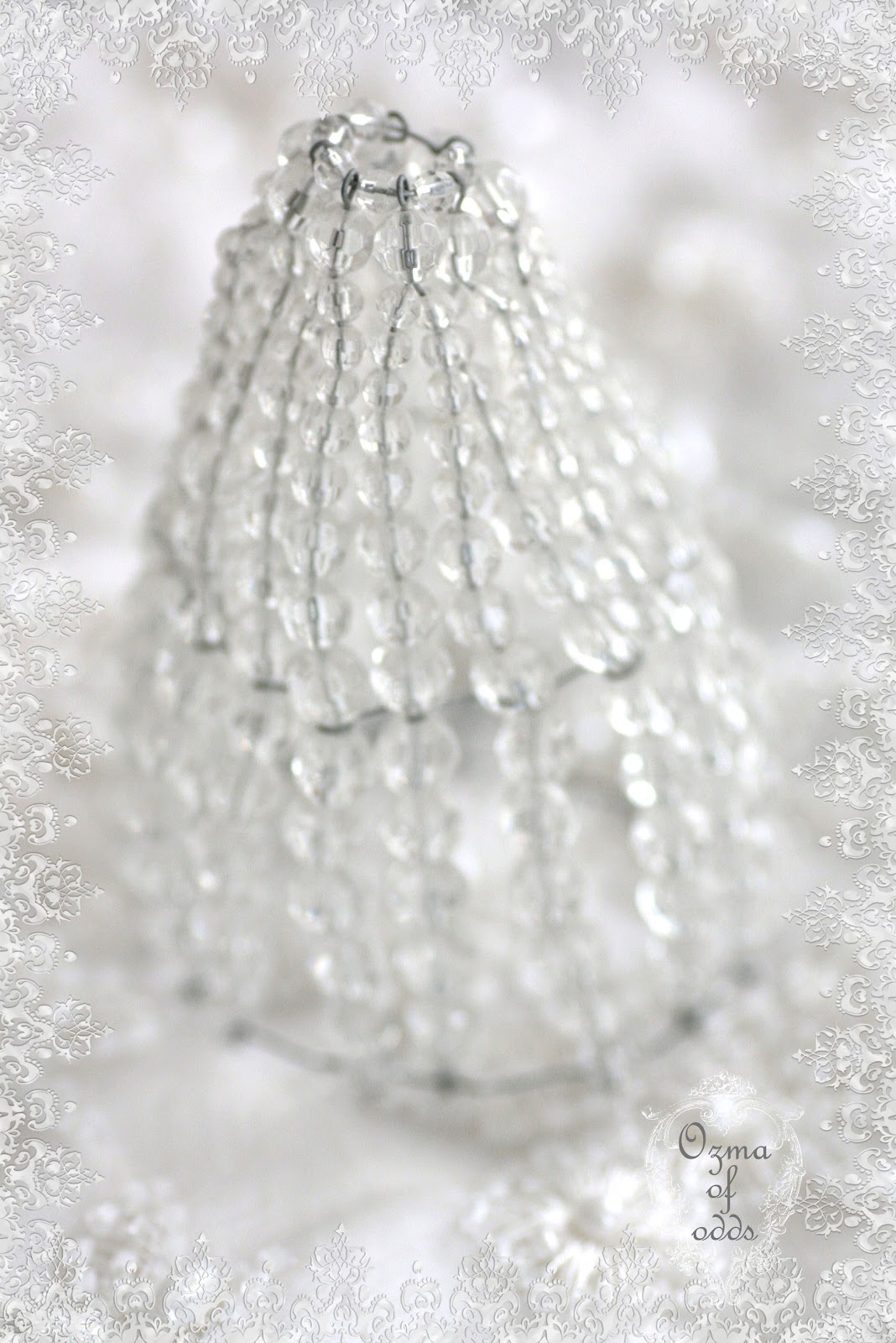 ozma of odds: ...crystal beaded light bulb cover tutorial