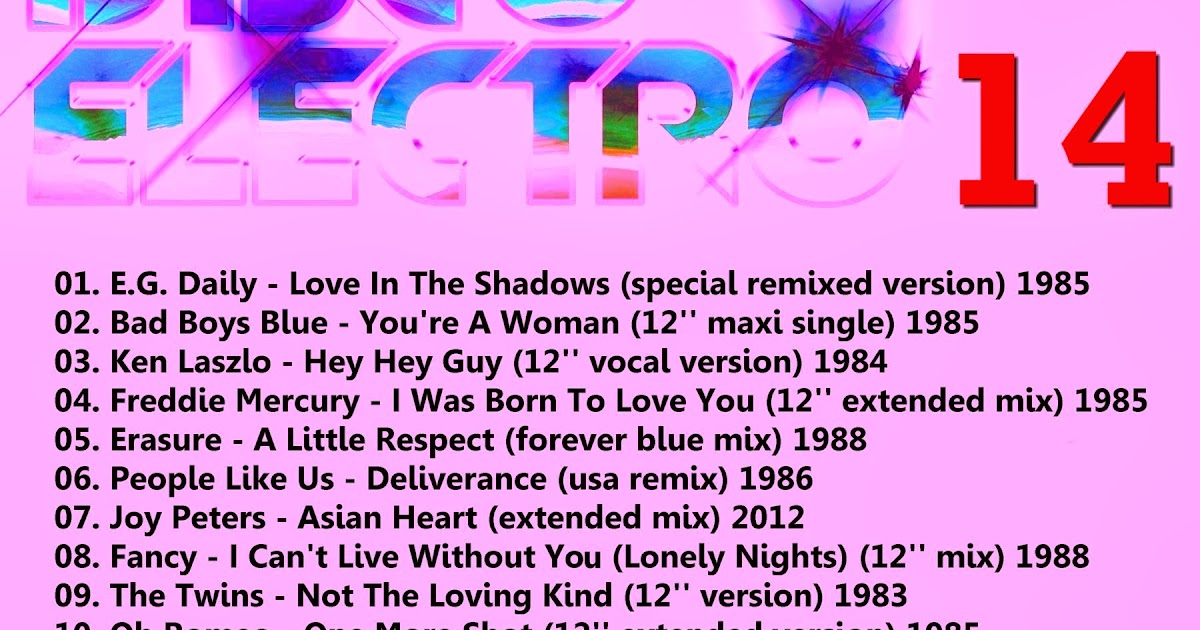 RETRO DISCO HI-NRG: DISCO ELECTRO 14 - Various Original Artists [electro synth disco classics ...