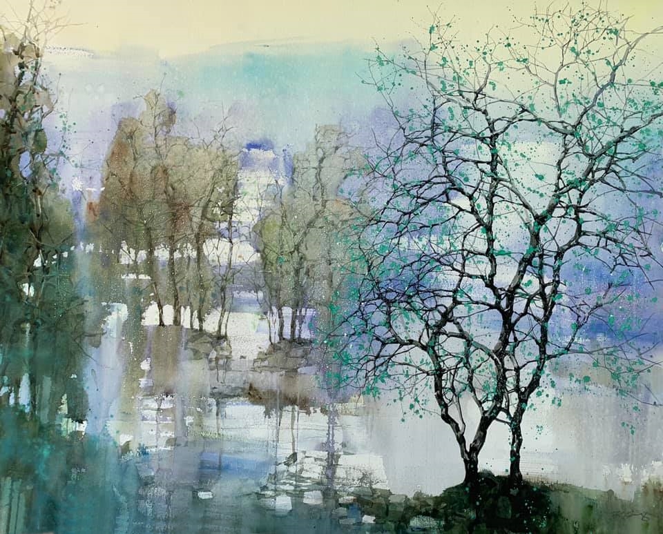 Z.L. Feng, 1954 | Landscape / Figurative / Watercolor painter | Tutt ...