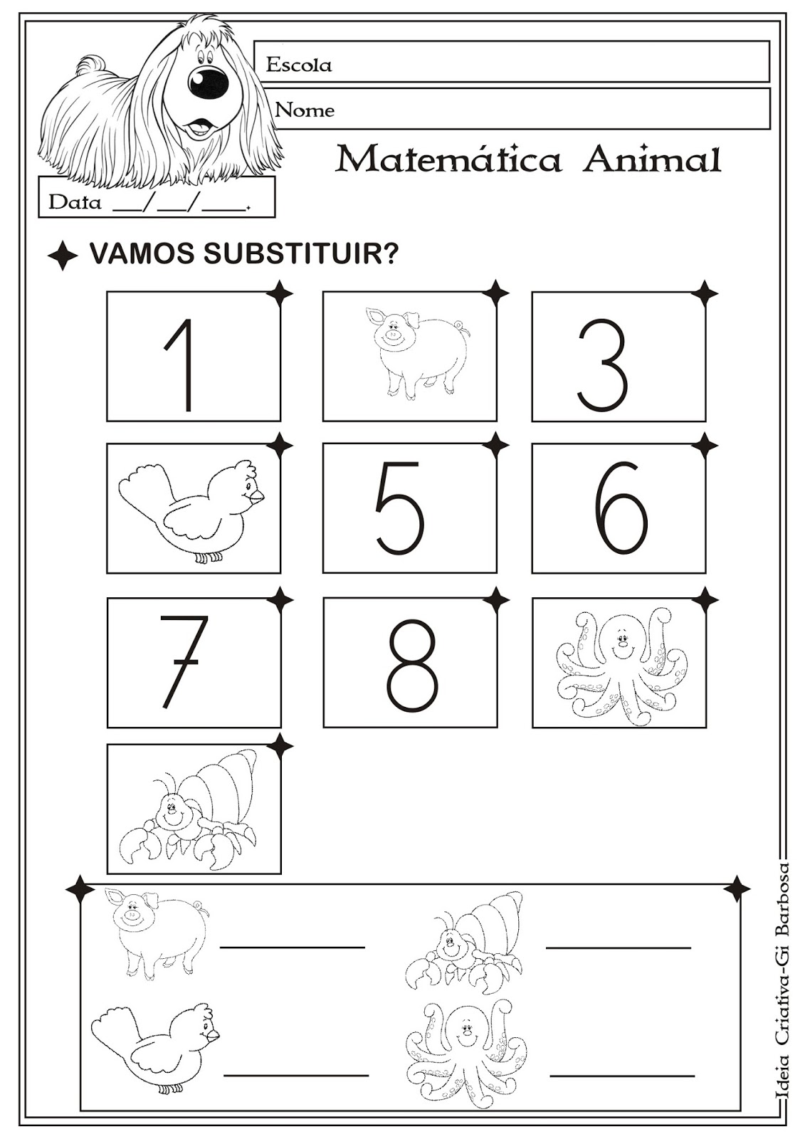 Atividades de Matemática para o ensino infantil ~ Portal do Professor Atividades de Matemática para o ensino infantil ~ Portal do Professor