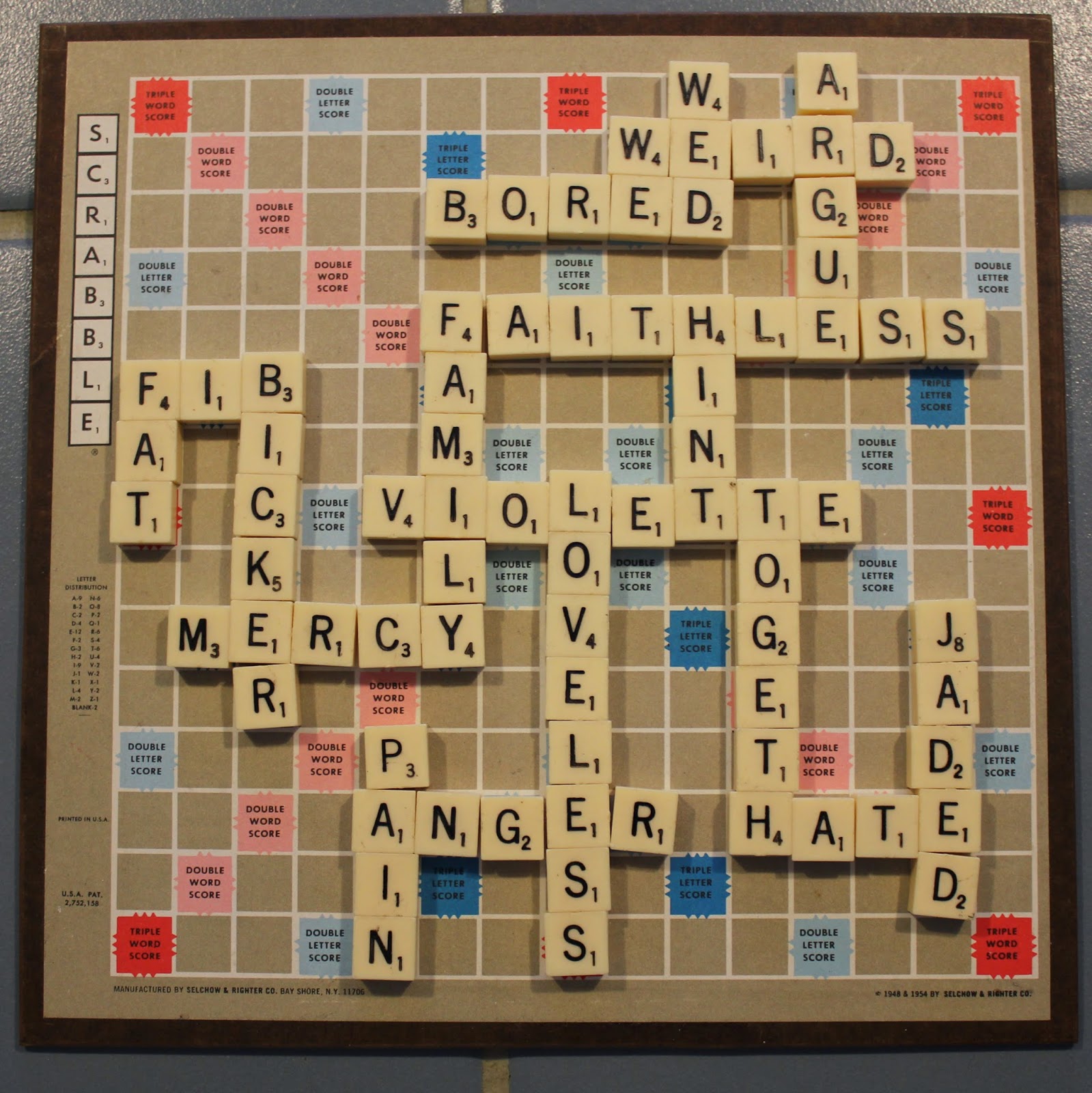 Hailey's Treasures: Travel Scrabble "Art"