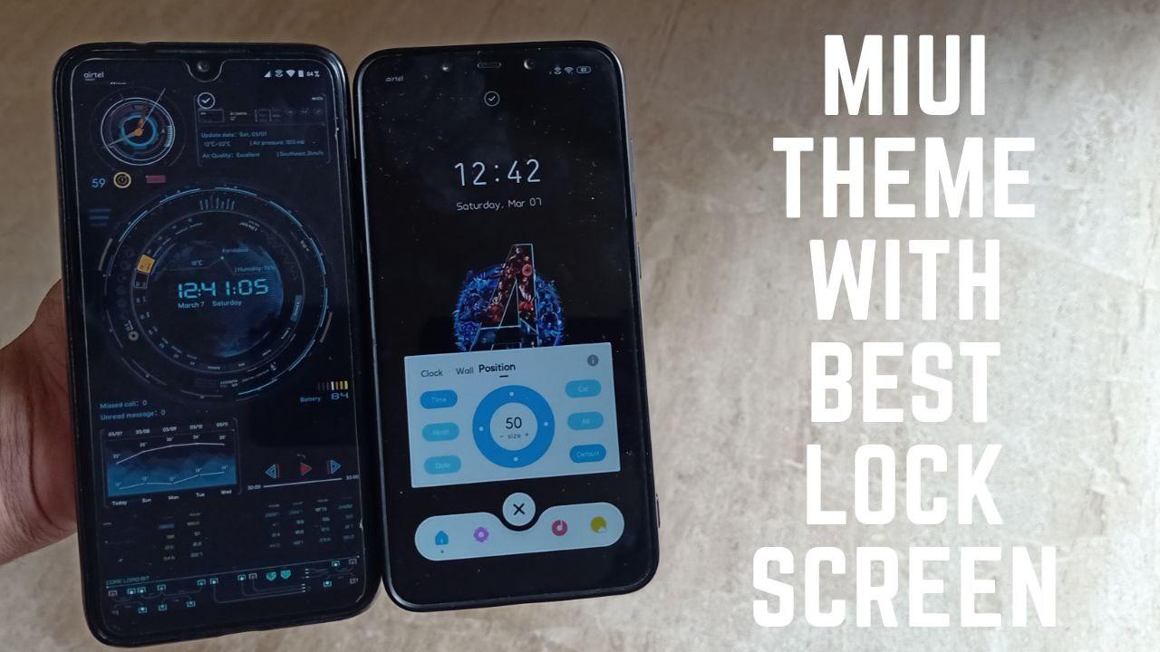 Miui themes with best lock screen