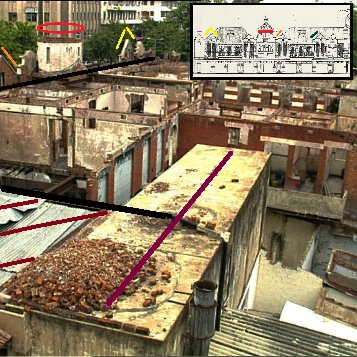 Prédio Pott - mais sobre o barracão na secção norte (9/12)