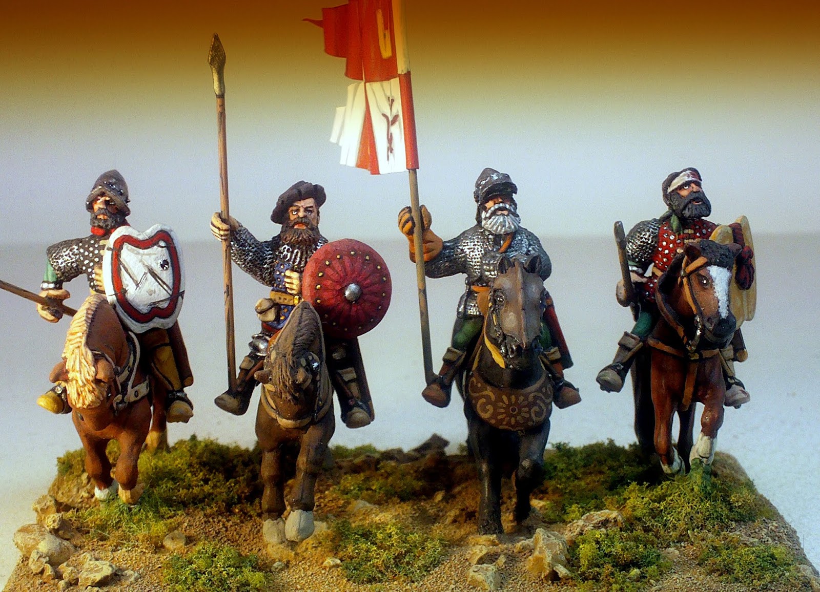 28MM FELDGRAU: Jinetes españoles/ Spanish genitors