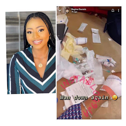 Regina Daniels rushed to hospital for undisclosed illness