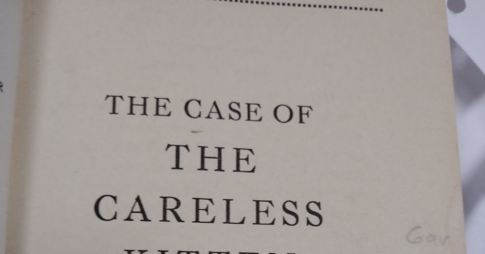 Book Review: The Case of the Careless Kitten by Erle Stanley Gardner (1942)