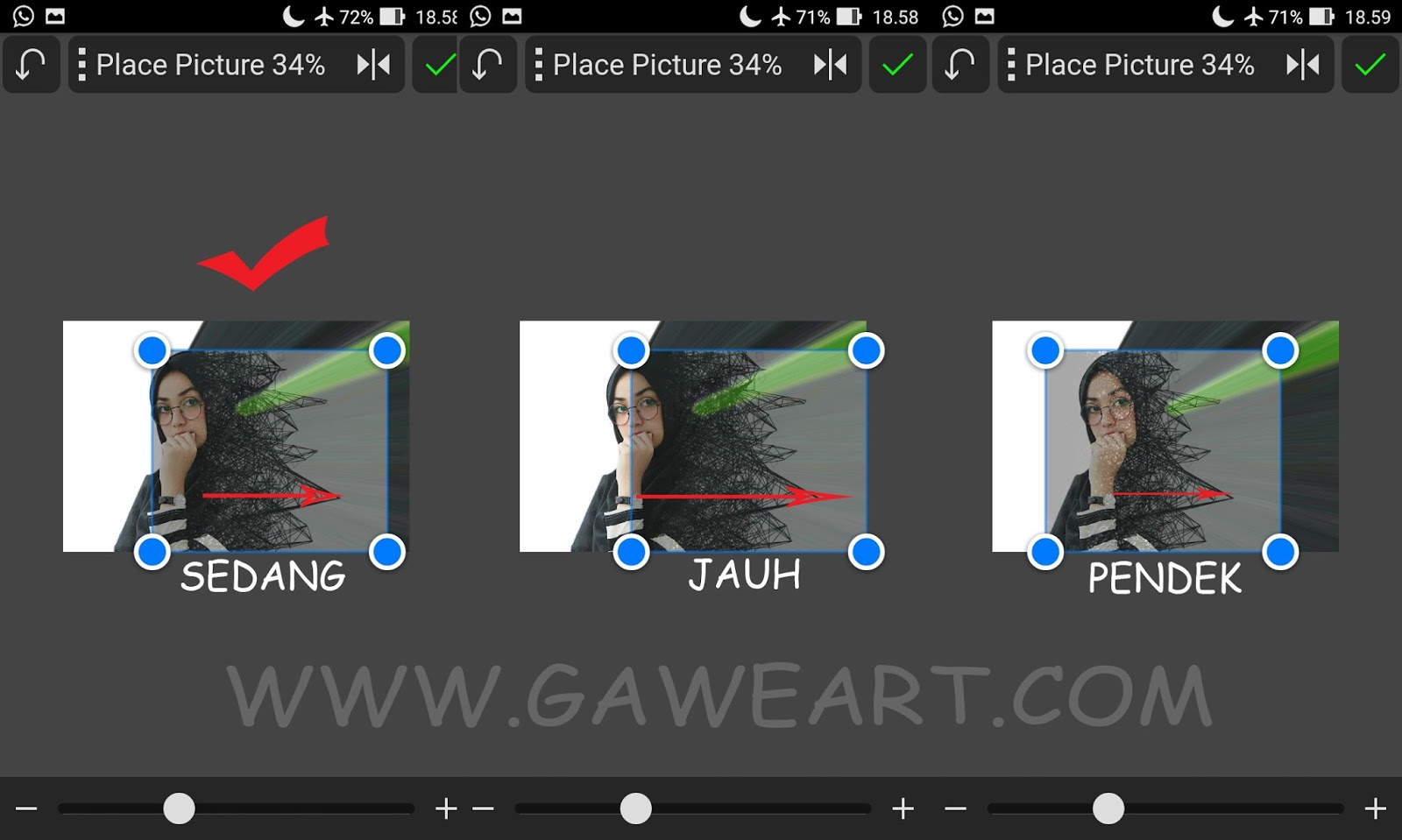 Cara membuat efek dispersion menggunakan Picsay pro - Dzign