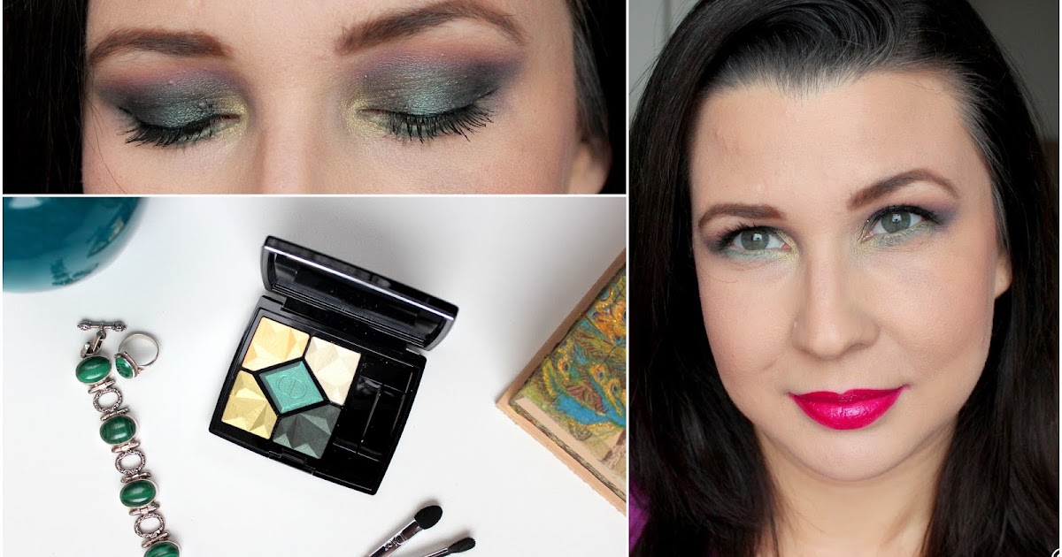 Makeup │Dark green and Aqua look for the Monday Shadow Challenge ...