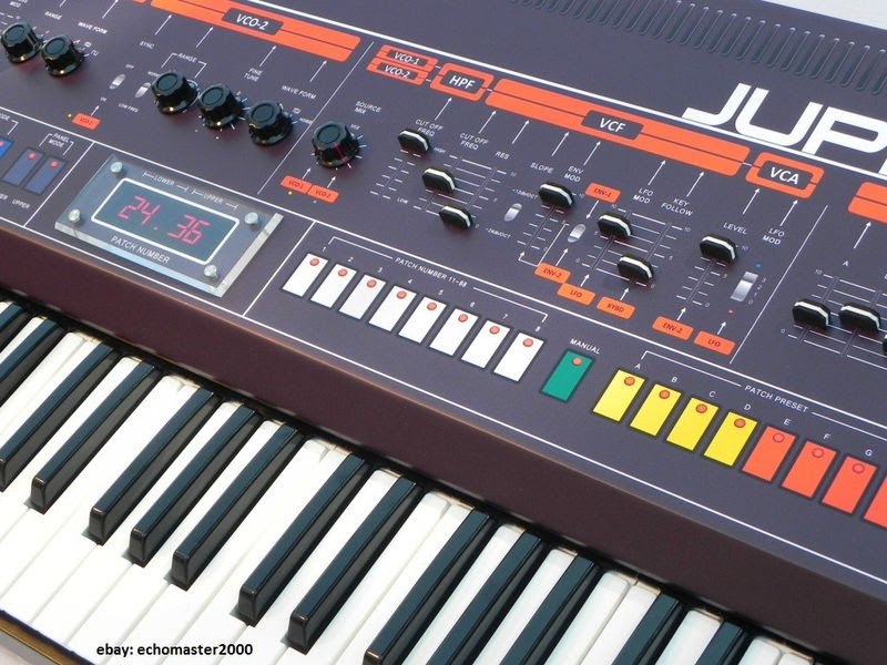 MATRIXSYNTH: Custom Roland Jupiter-8 Reproduction Keyboard Controller