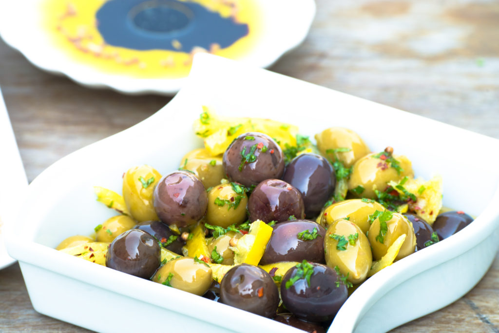 Mediterranean Marinated Olives | LEBANESE RECIPES