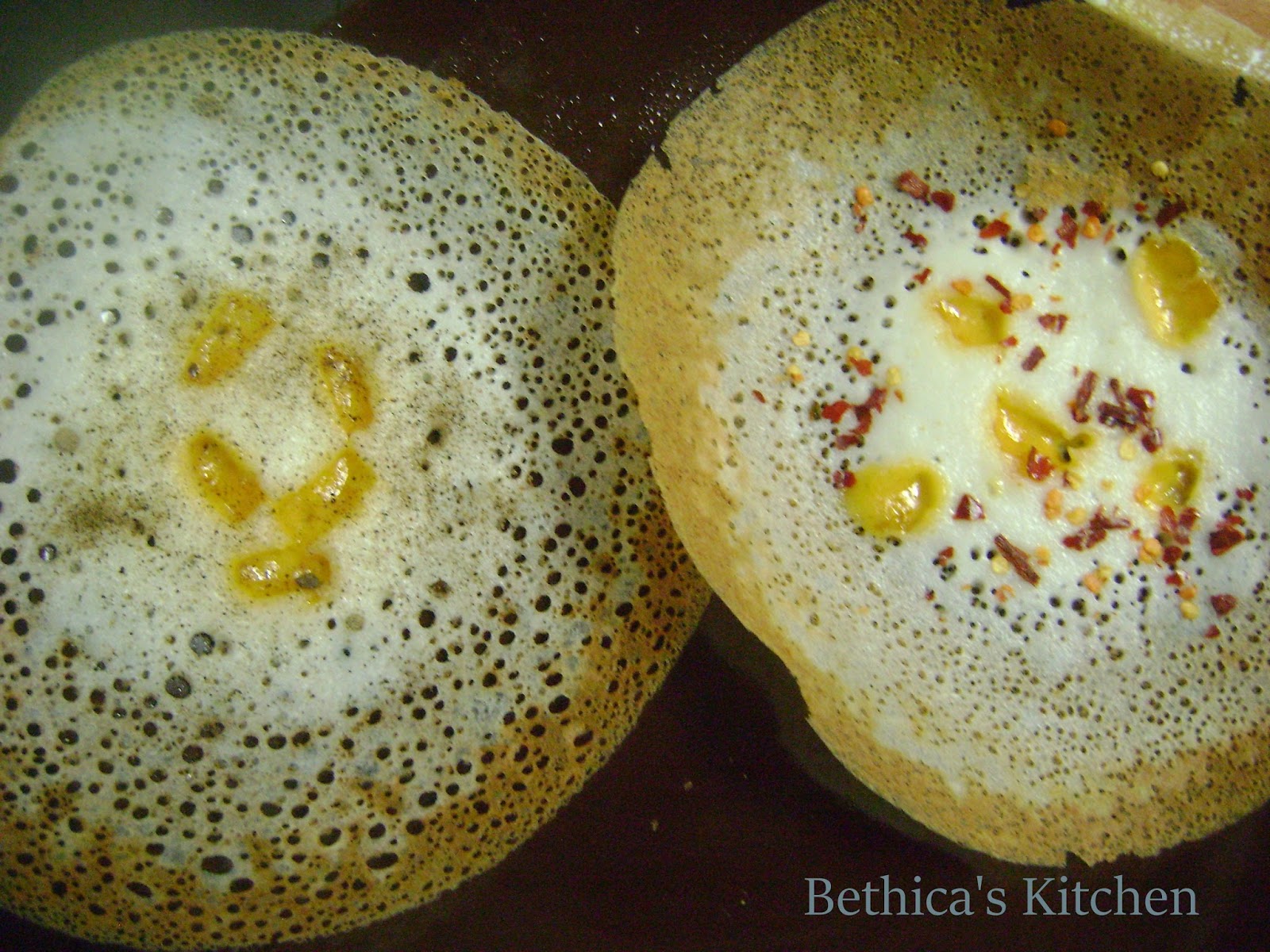 Bethica's Kitchen Flavours: Instant Appam with Idli / Dosa Batter ...