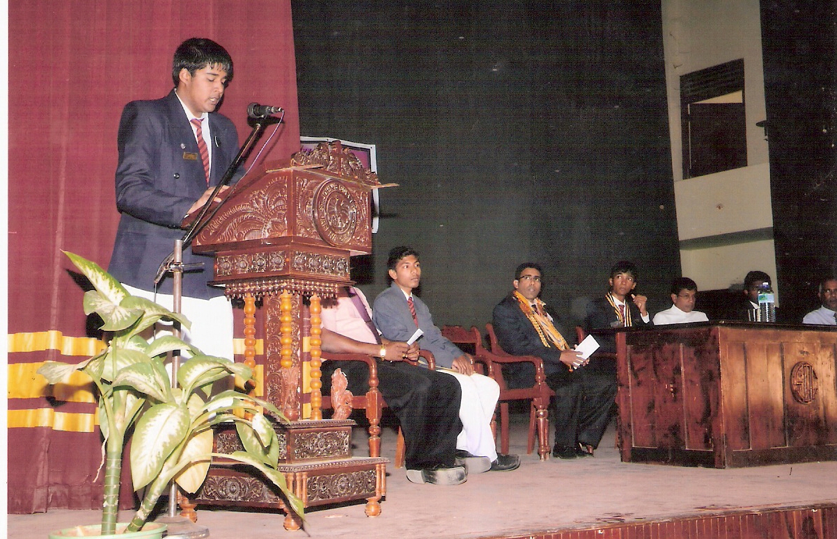 INTERACT CLUB OF ST.JOHN'S COLLEGE, JAFFNA: Installation - 2012