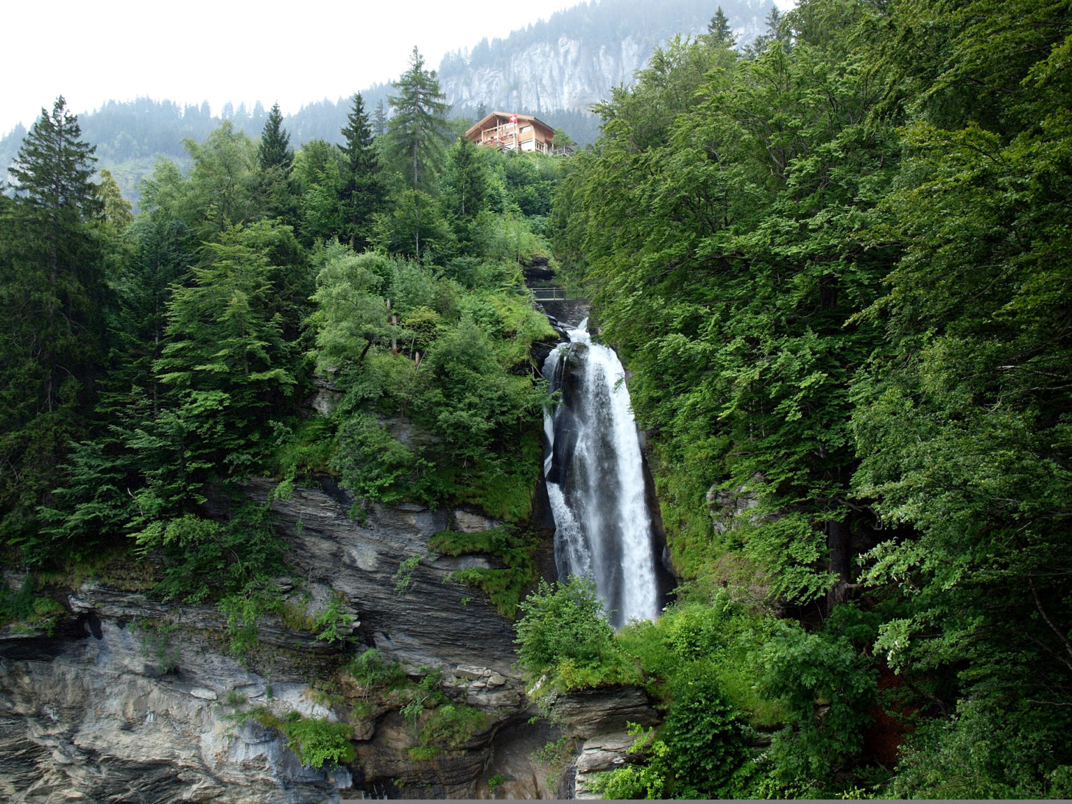 Reichenbach Falls, Meirigen, Switzerland (with Map & Photos)