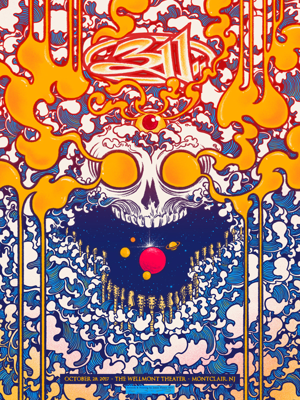 INSIDE THE ROCK POSTER FRAME BLOG: James Flames 311 Montclair Poster ...