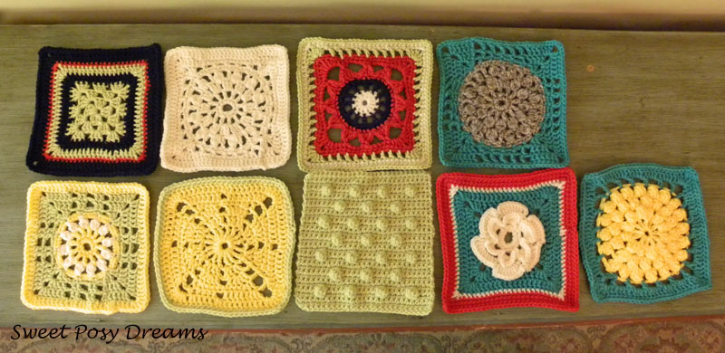 Sweet Posy Dreams: Still Working Through "200 Crochet Blocks"