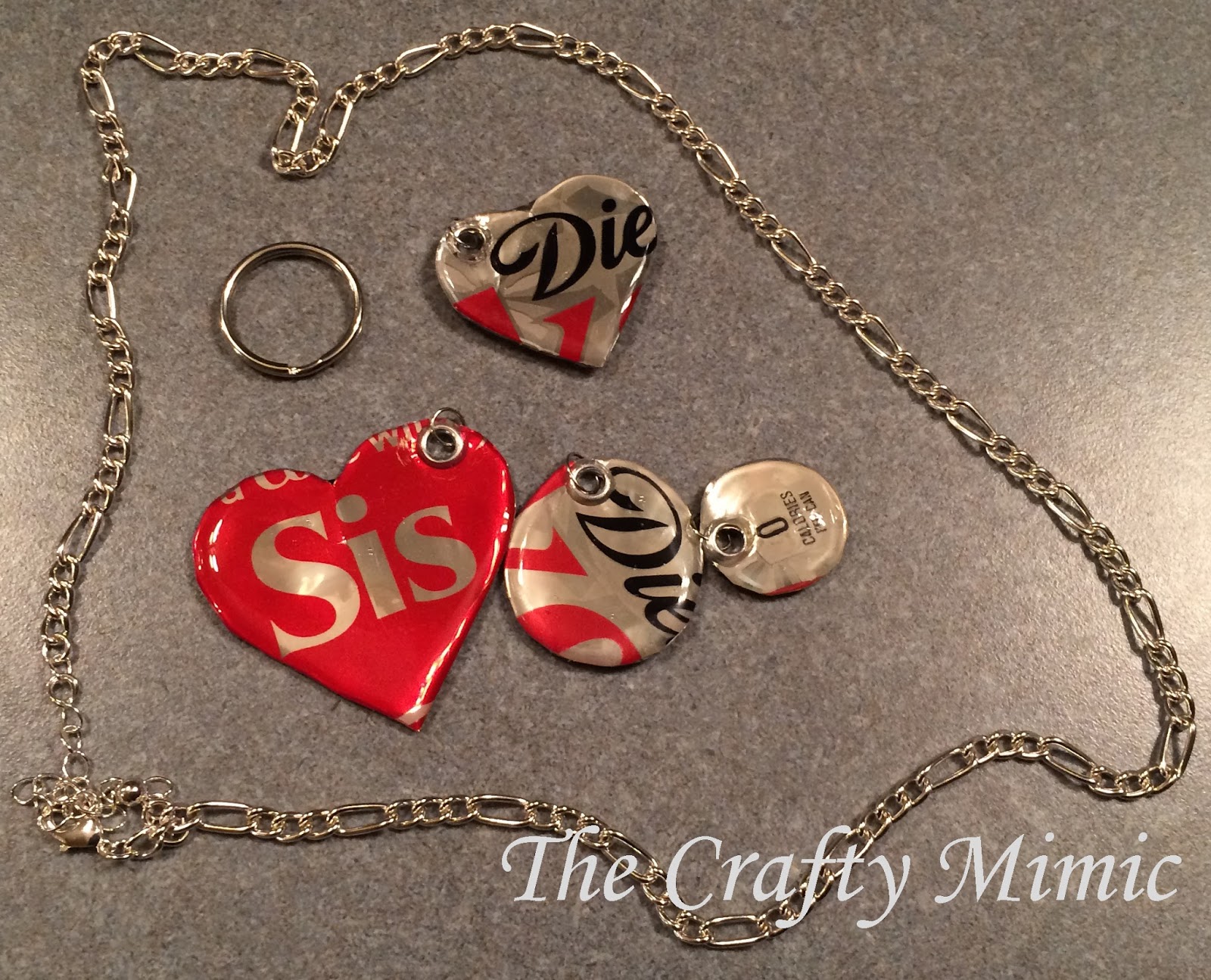 The Crafty Mimic: Diet Coke Dimentional Key Chain