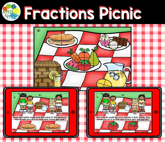 Apples to Applique: Fractions Picnic