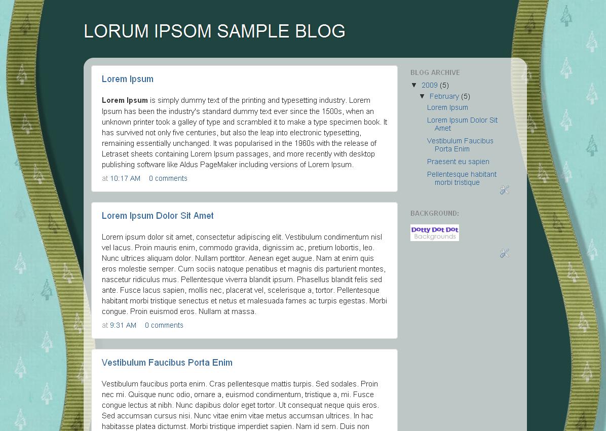 Dotty Dot Dot FREE Blogger Backgrounds, Reviews & Giveaways: Tree Lined ...