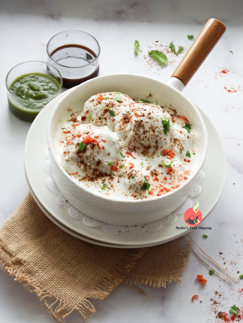 Instant Steamed Dahi Bhalla