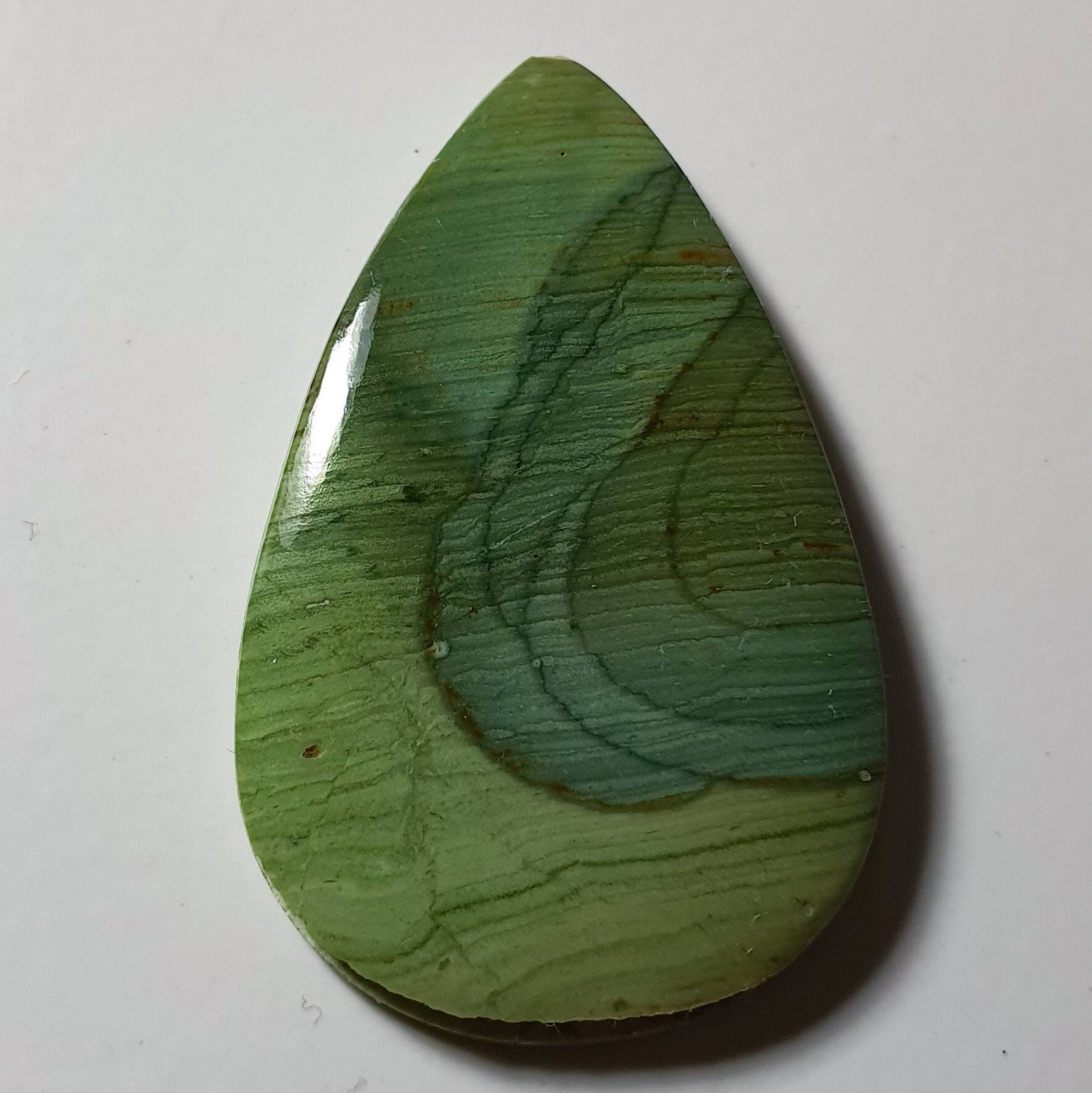 Grooved Cabochons with Brass Bezels Make for Easier Wirework or Macrame ...