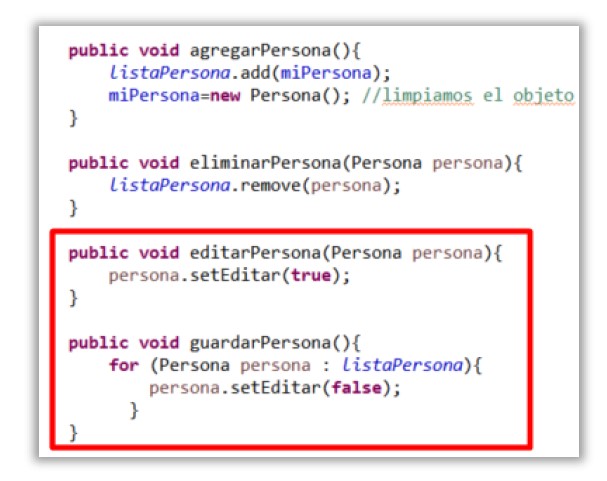 CoDejaVu: USO DEL DATA TABLE EN JSF.