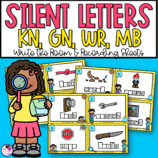 Practicing Phonics with Write the Room