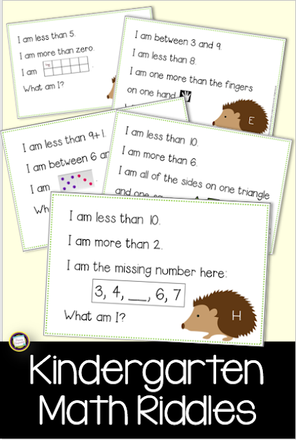 Primary Inspiration: Try These Free Kindergarten Math Riddles!