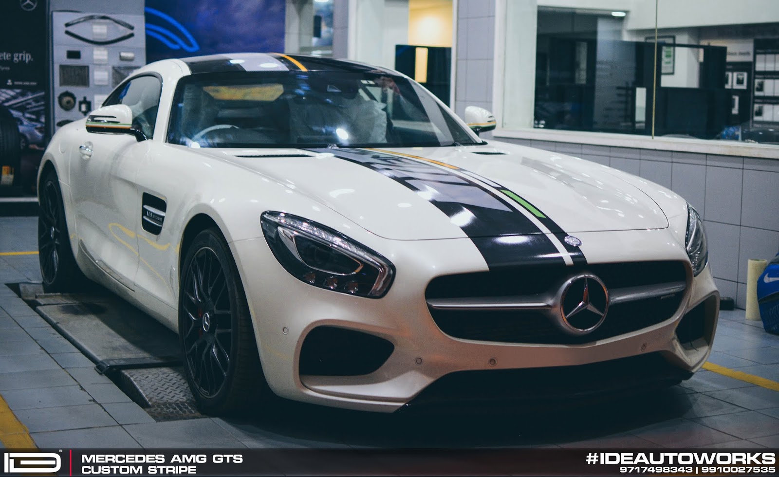 Mercedes AMG GTS: Custom Stripes | IDE Autoworks
