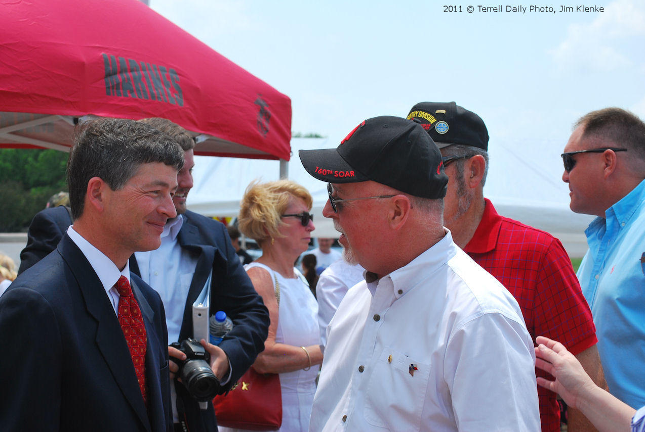 Terrell Daily Photo: Terrell Veterans Memorial Dedication