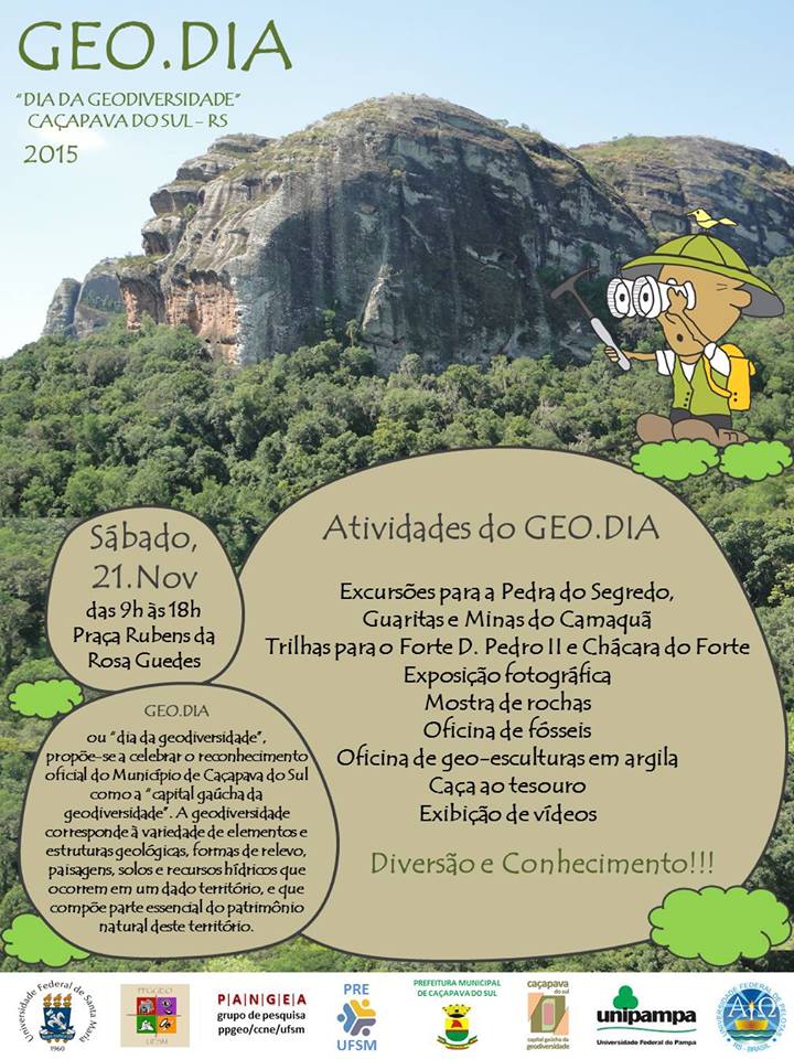 Caminhos do Sul da América: Dia da Geodiversidade