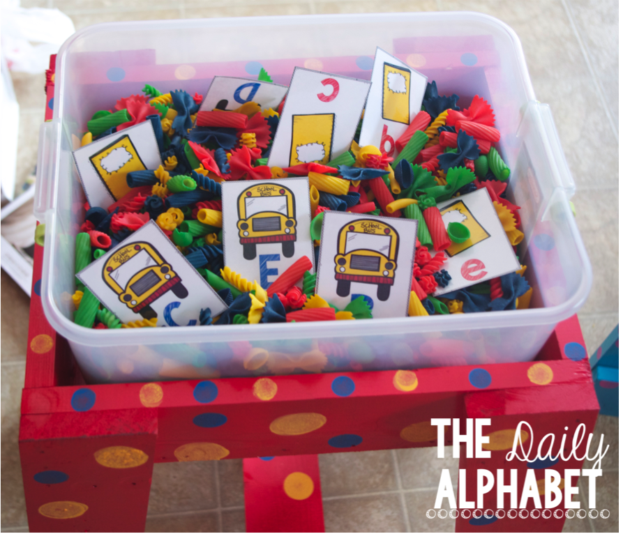 Making a Sensory Table! - The Daily Alphabet