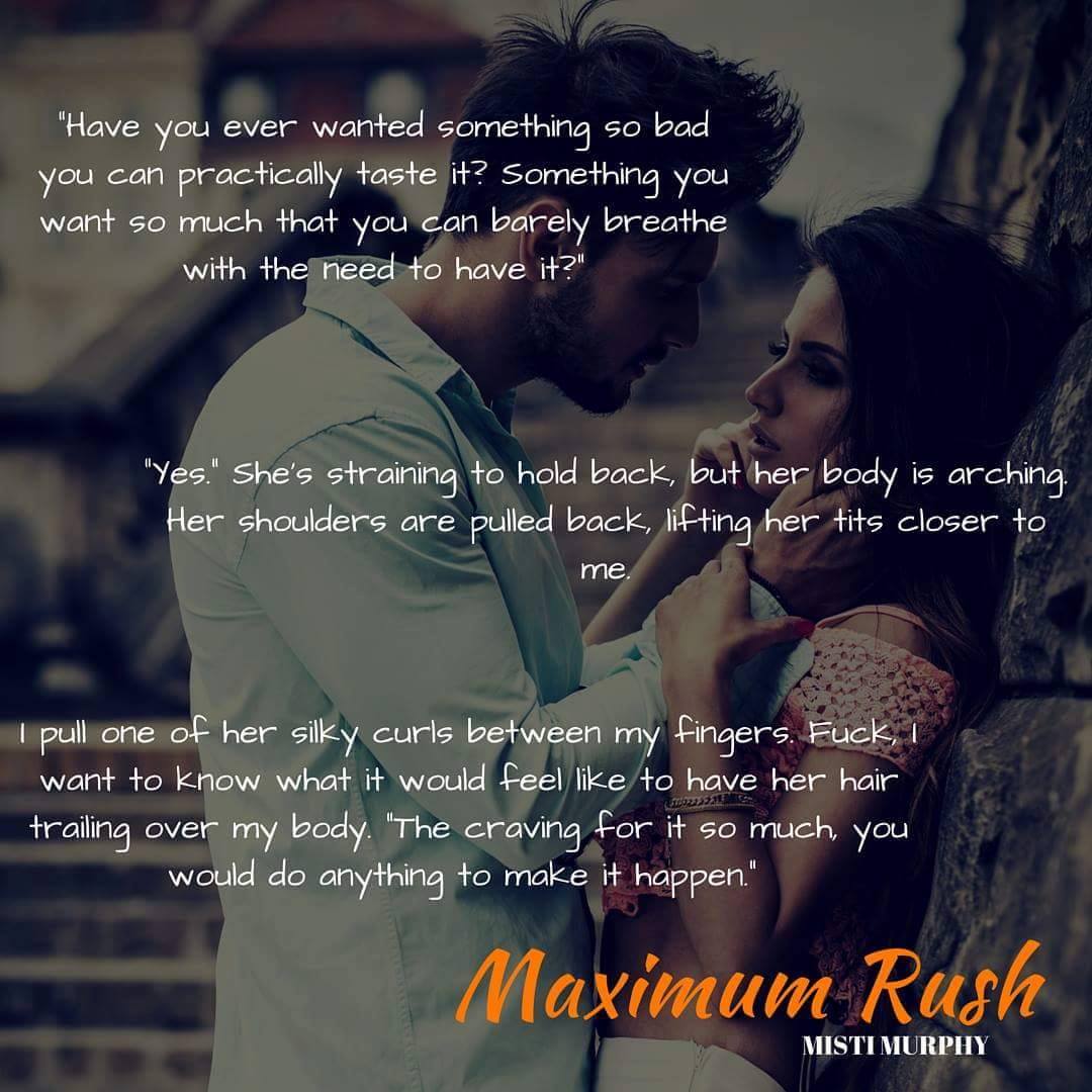 Book Lovers United: *Cover Reveal* Maximum Rush by Misti Murphy