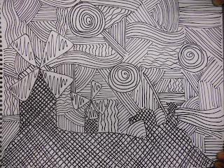 DIBUJO II ENP: RETO 8 RITMOS LINEALES