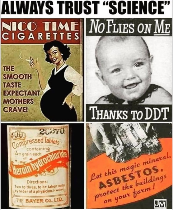 90 Miles From Tyranny : Always Trust The Science...