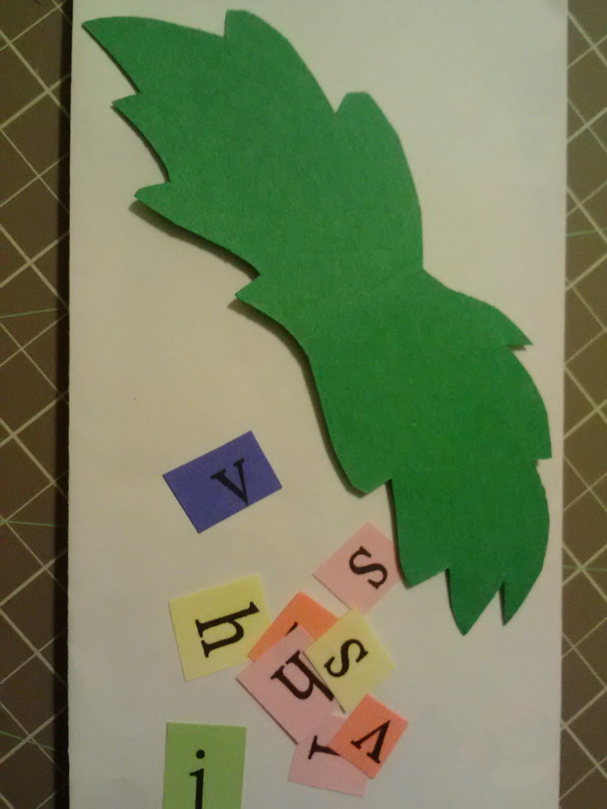 Art Mama Says: Chicka Chicka Boom Boom Alphabet Tree - Toddler Art Project