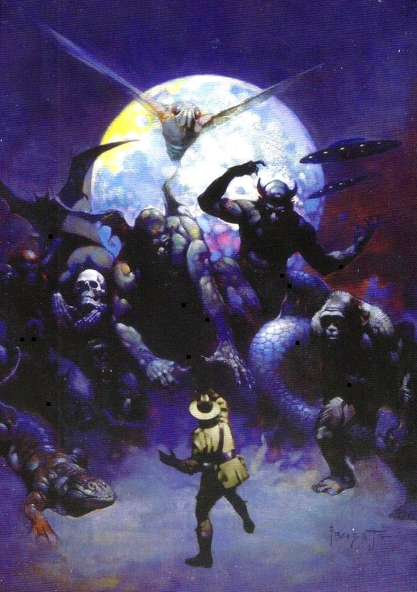 Cap'n's Comics: Strange Creatures by Frank Frazetta