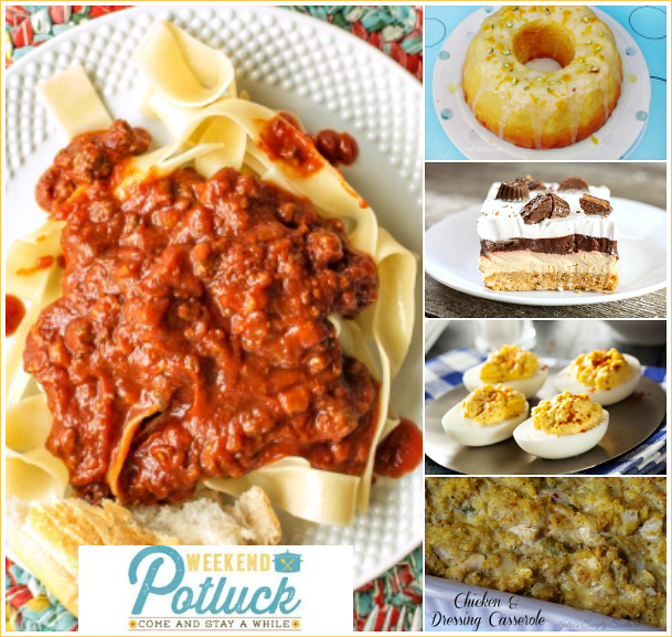 Chicken & Dressing Casserole & Weekend Potluck #269 — Mommy's Kitchen