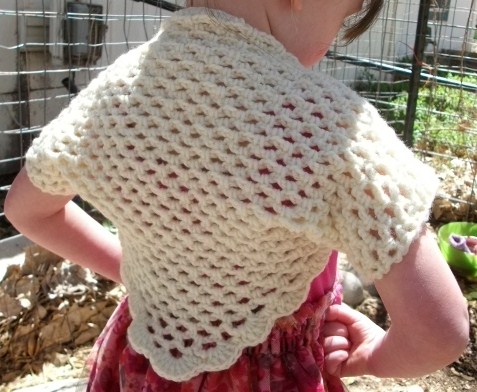 Copper Llama Studio: Crochet Shrug PDF PATTERN Instructions include ...