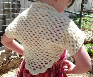 Copper Llama Studio: Crochet Shrug PDF PATTERN Instructions include ...