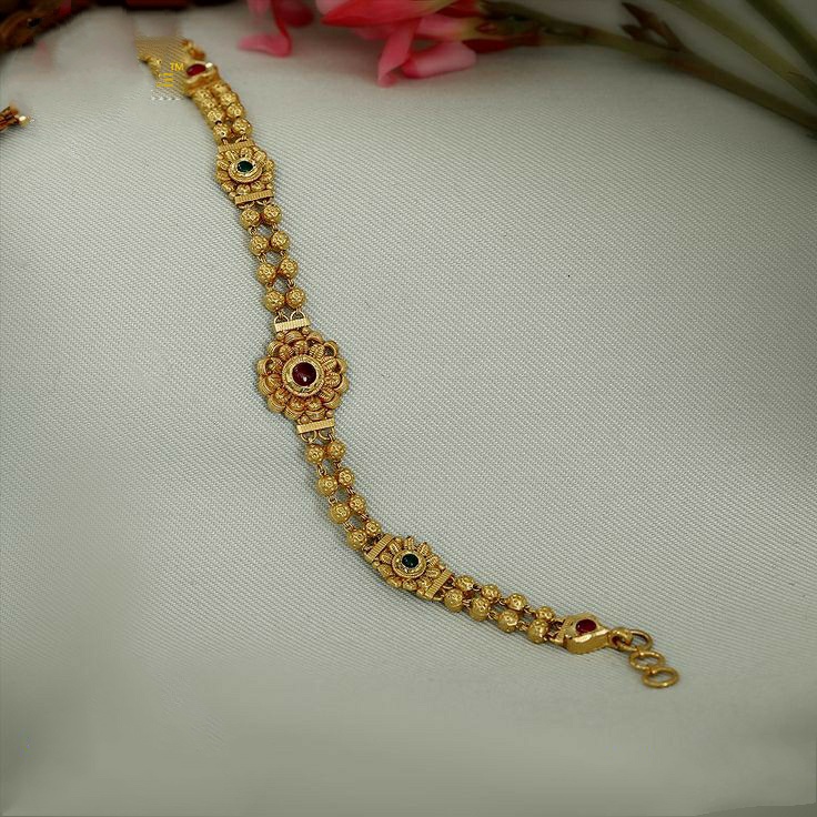 Fancy golden bracelet
