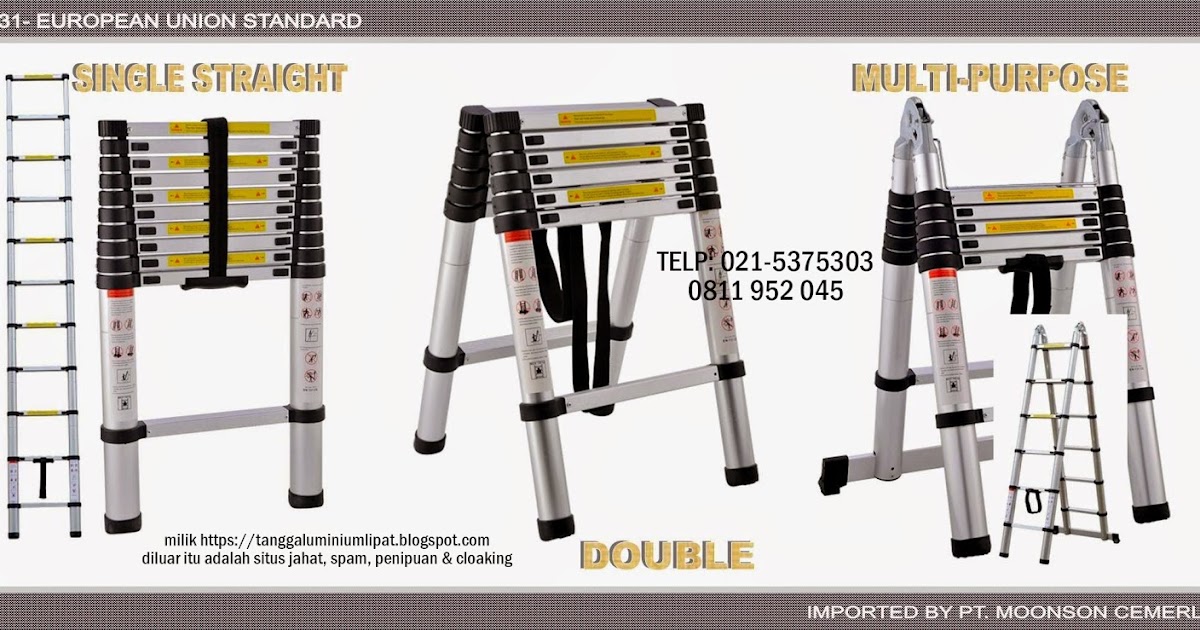 Tangga Lipat Teleskopik: TANGGA PORTABLE