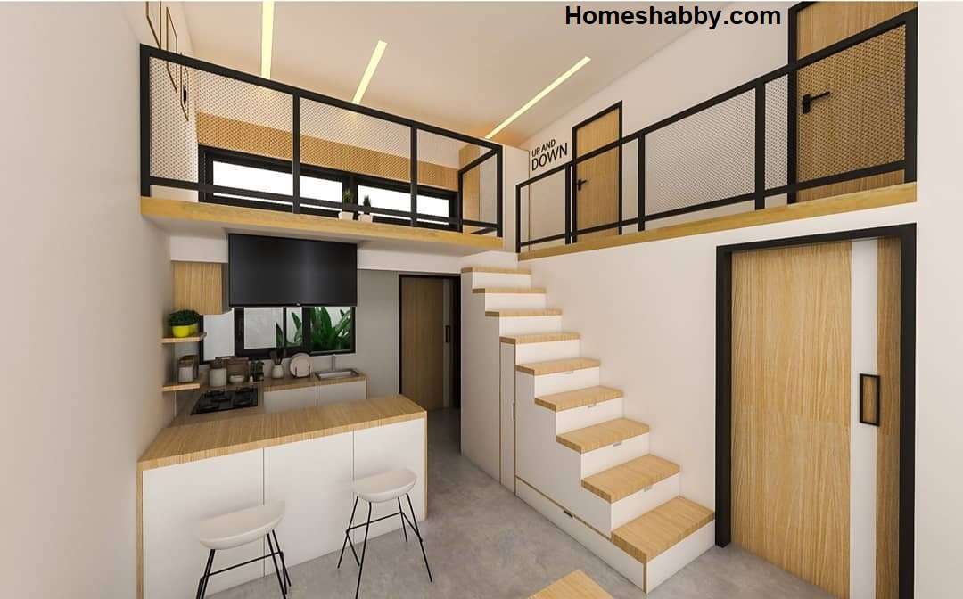 Desain Rumah Minimalis Split Level dengan Luas Bangunan 40 Meter ...