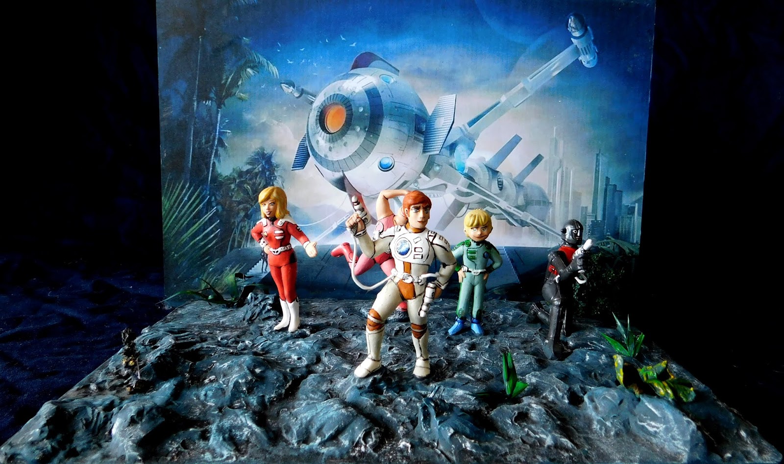 Happyscale-Modellbau: Captain Future - Hasbro Figuren (neu bemalt)